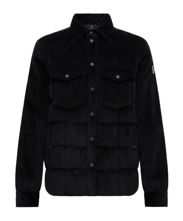 Moncler Corduroy Shirt Jacket - Black