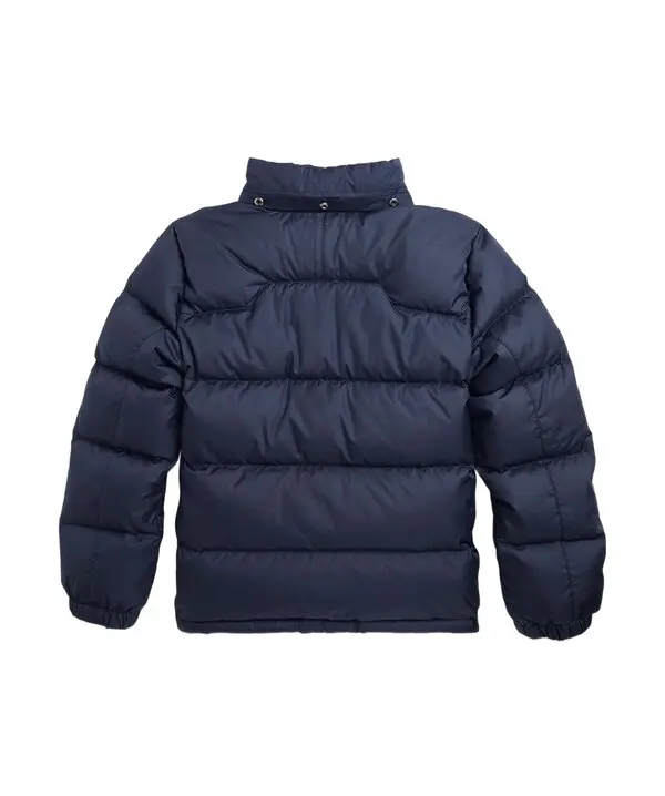 Ralph Lauren Quilted Down Coat With Zip Closure