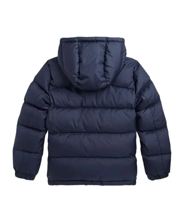 Ralph Lauren Quilted Down Coat With Zip Closure