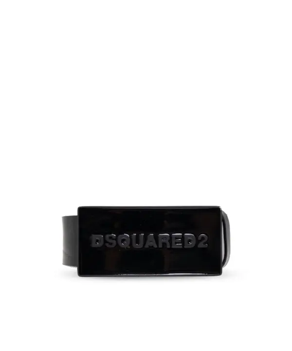 Dsquared2 Logo Plaque Belt - Black