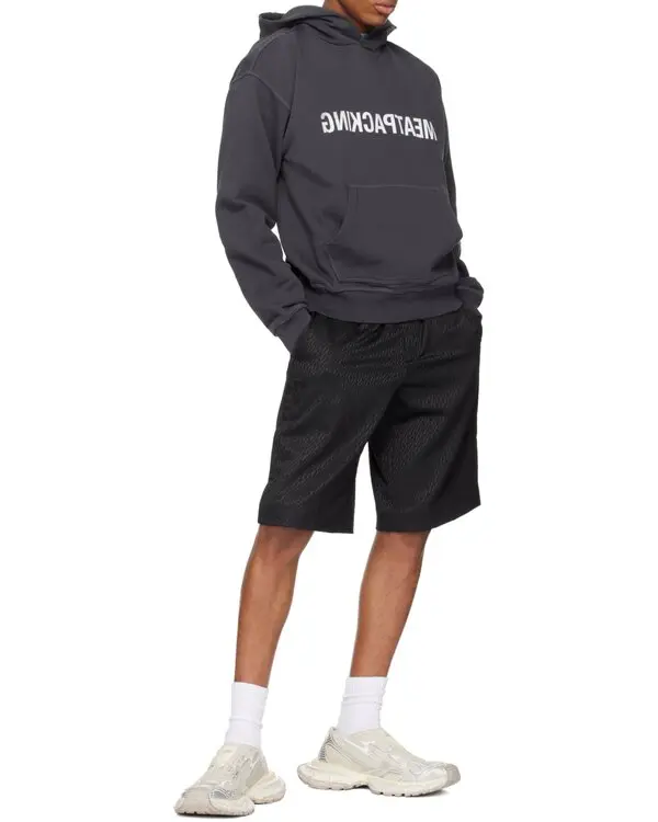 Helmut Lang Meatpacking Hoodie With Logo Detail