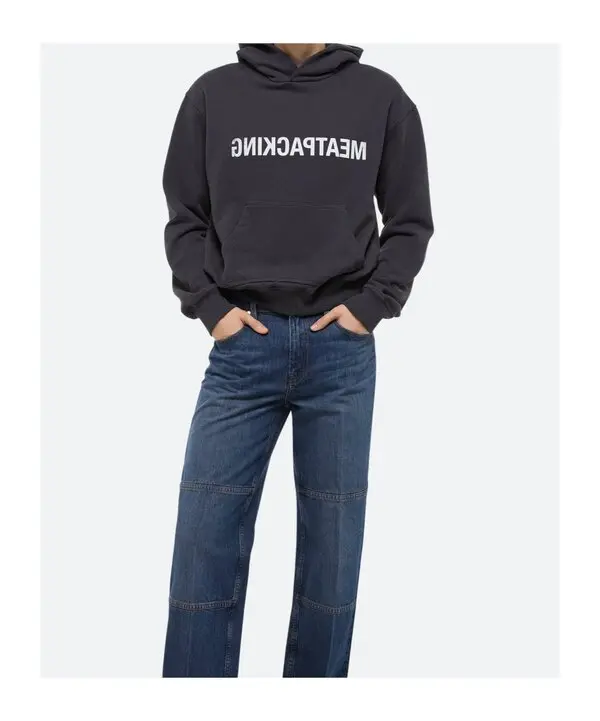 Helmut Lang Meatpacking Hoodie With Logo Detail