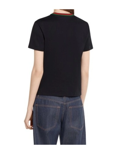 Gucci Cotton Jersey T-shirt With Embroidered Logo