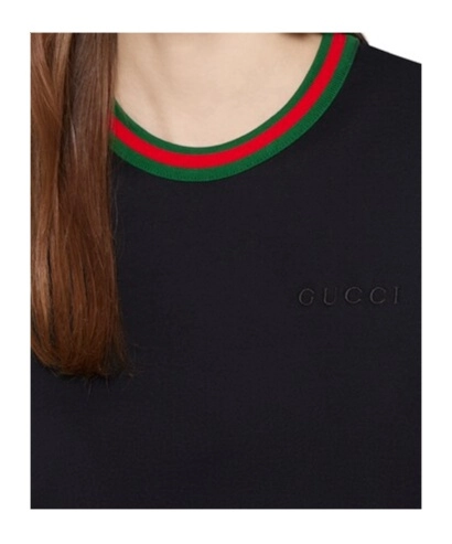 Gucci Cotton Jersey T-shirt With Embroidered Logo