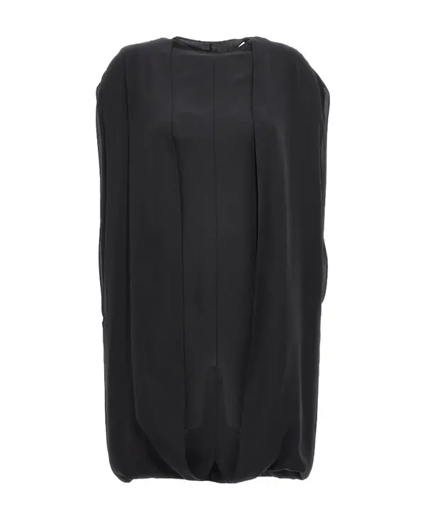 THE ROW Pebble Back-zip Sleeveless Top - Black