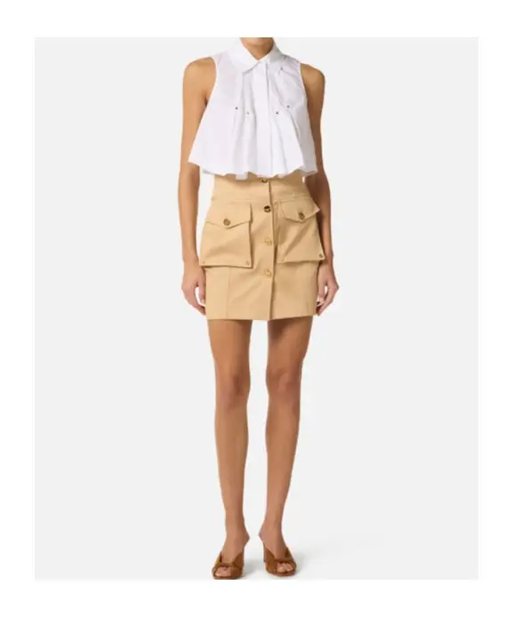 Elisabetta Franchi Cargo Mini Skirt