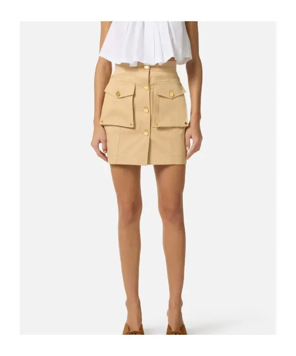Elisabetta Franchi Cargo Mini Skirt