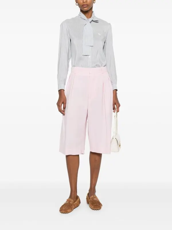 Celine Lavalliere Mia Shirt In Striped Silk