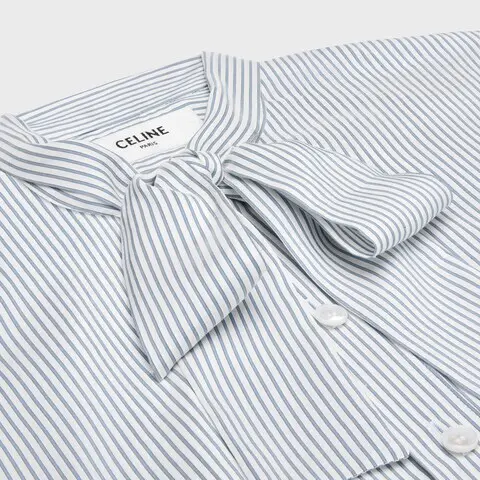 Celine Lavalliere Mia Shirt In Striped Silk