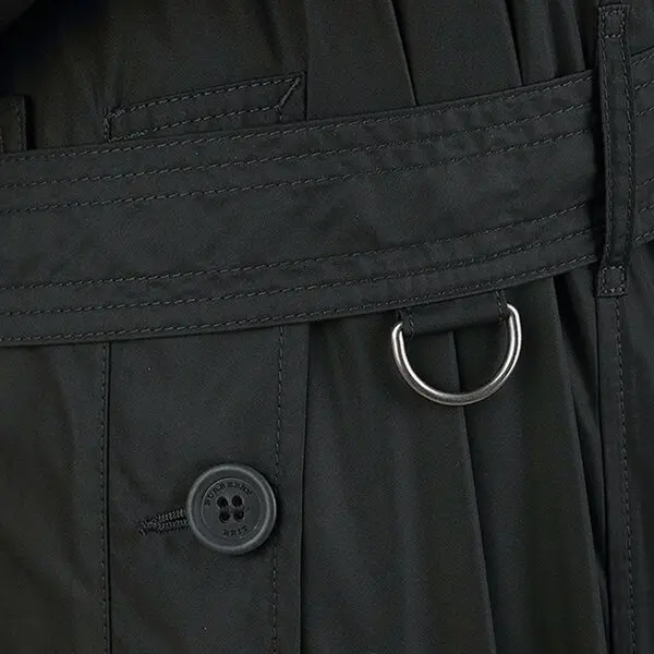 Burberry Double-breasted Trench Coat - Black
