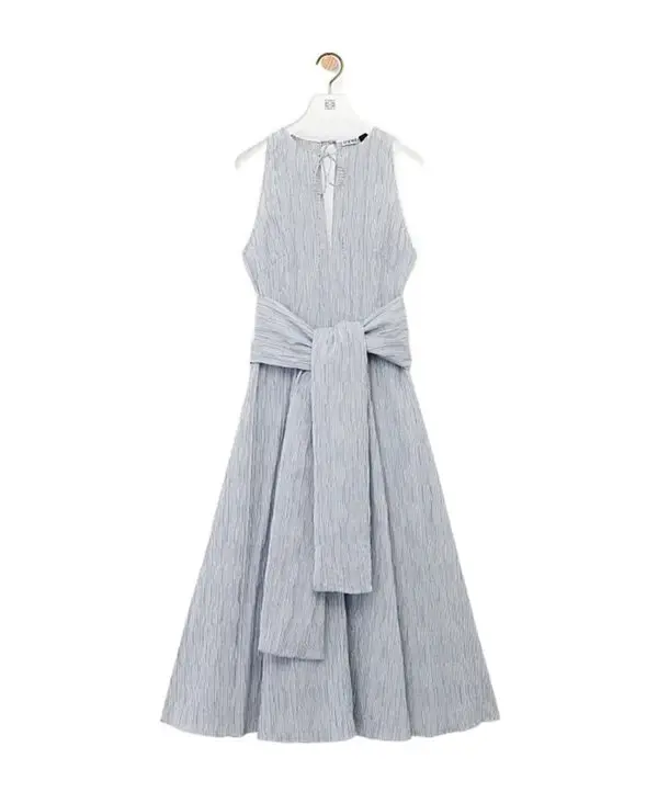 Loewe Striped Asymmetric Hem Dress