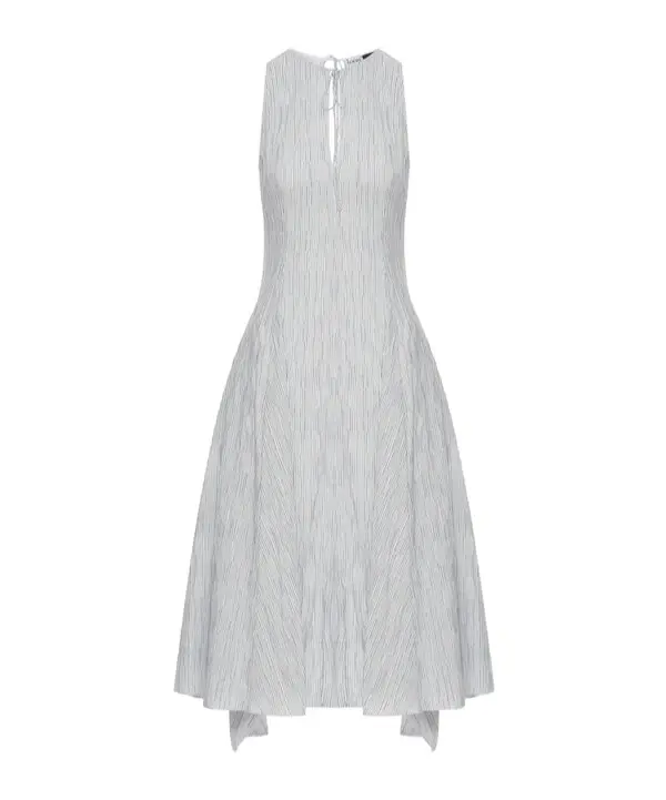 Loewe Striped Asymmetric Hem Dress