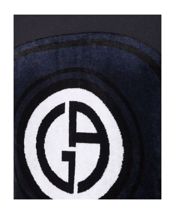 Giorgio Armani Textured-logo Short-sleeve T-shirt