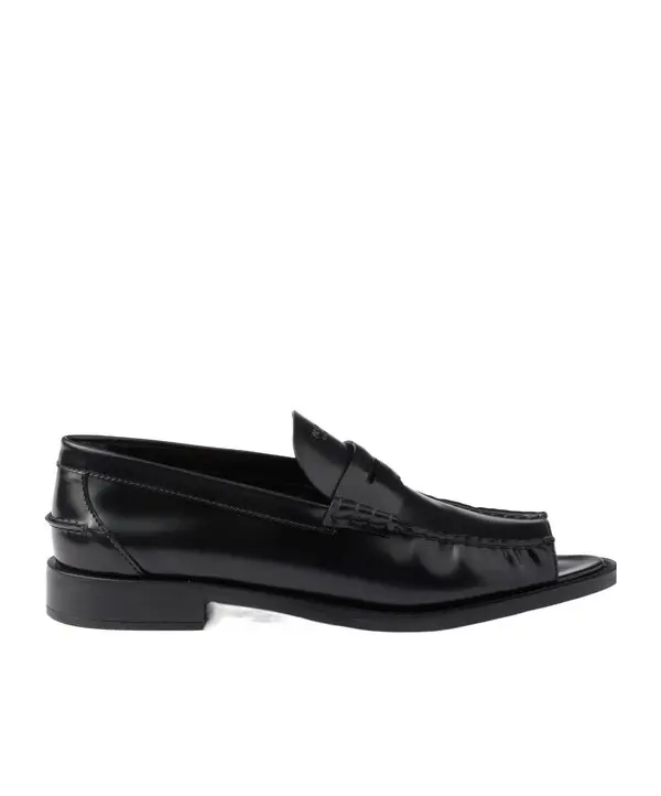 Prada Logo-printed Penny Loafers