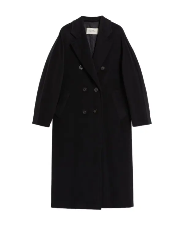 Max Mara Madame Double-breasted Coat - Black