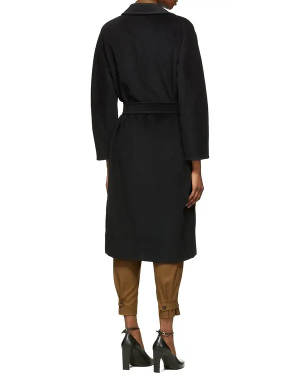 Max Mara Madame Double-breasted Coat - Black