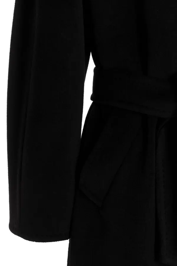 Max Mara Madame Double-breasted Coat - Black