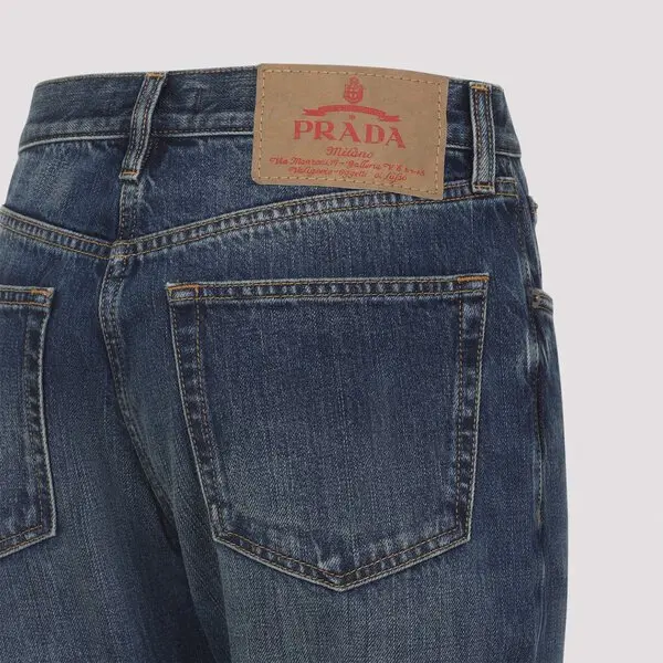 Prada Low-rise Tapered-leg Jeans - Ls