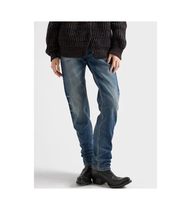 Prada Low-rise Tapered-leg Jeans - Ls