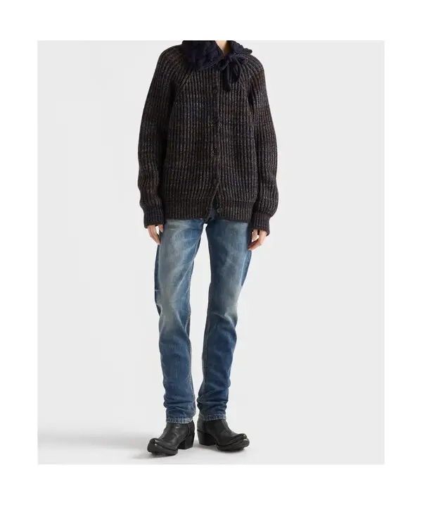 Prada Low-rise Tapered-leg Jeans - Ls