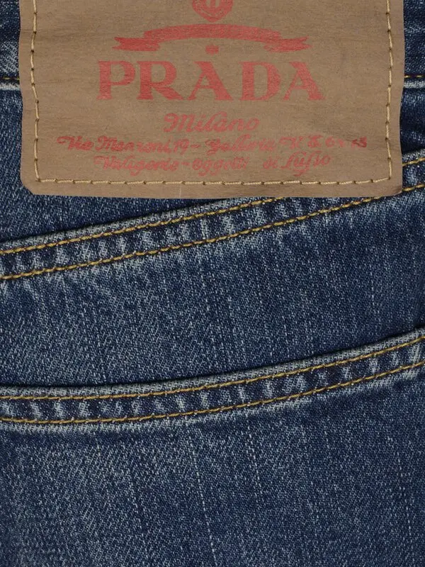 Prada Low-rise Tapered-leg Jeans - Ls