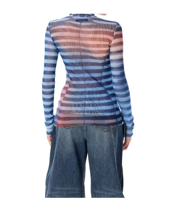 JEAN PAUL GAULTIER Air" Print Long Sleeve Top
