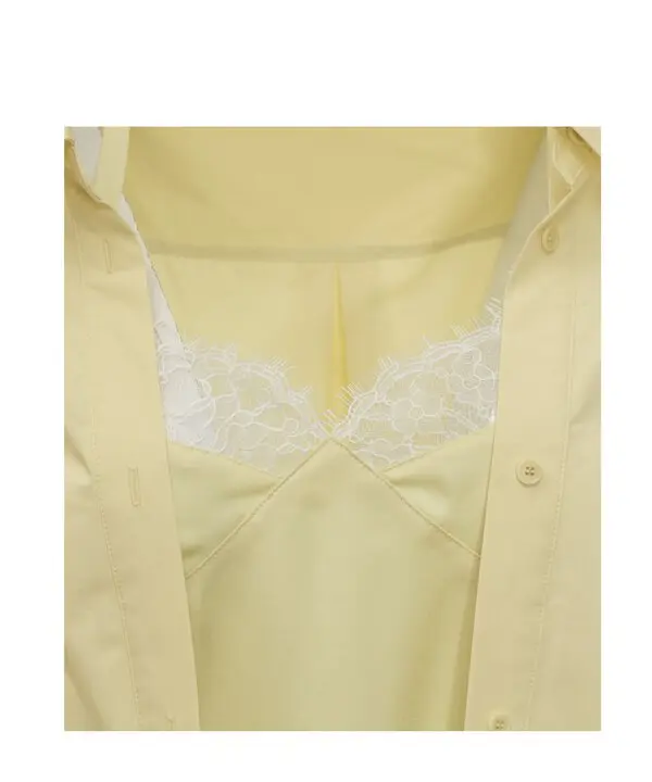 J.W.ANDERSON Long-sleeved Shirt With Lace Camisole