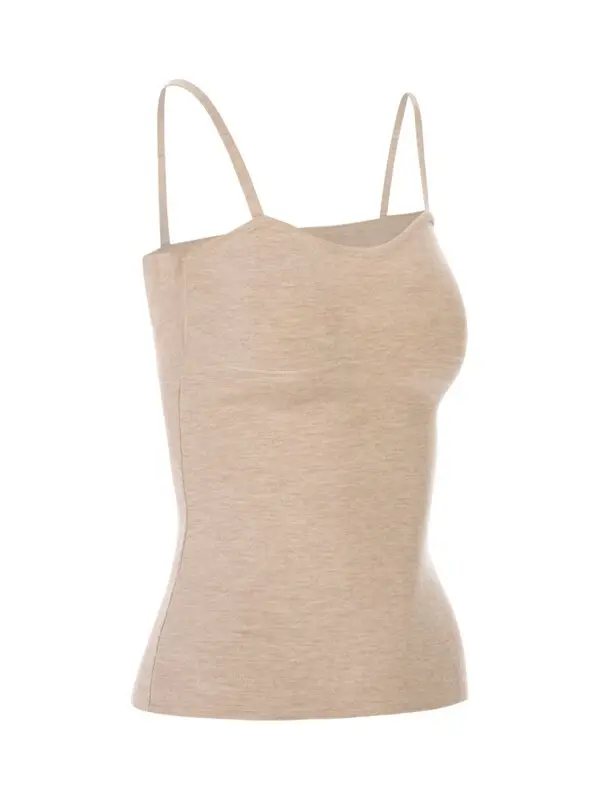 Max Mara Spaghetti Strap Top With Sweetheart Neckline