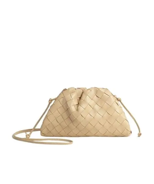 Bottega Veneta Intrecciato Pouch Mini Bag - Nude