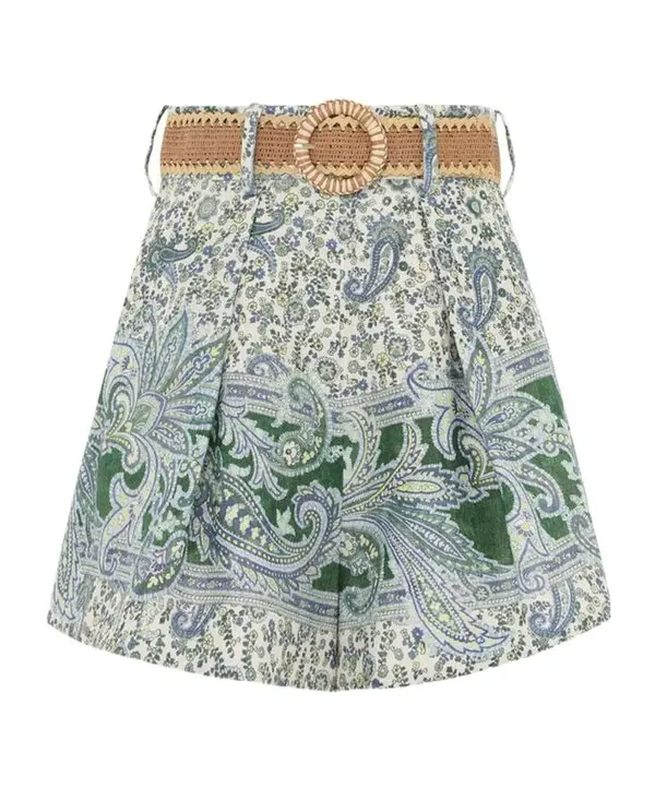 Zimmermann Belt-loop Shorts - Gray