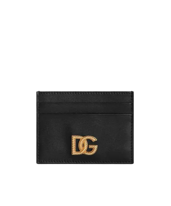 Dolce & Gabbana Dolce Gabbana Dg Logo Cardholder - Black
