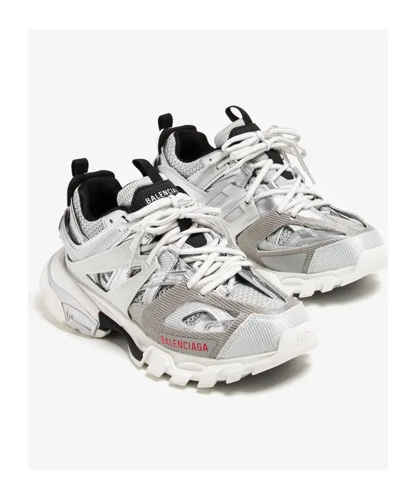 Balenciaga Track Lace-up Sneakers - Silver