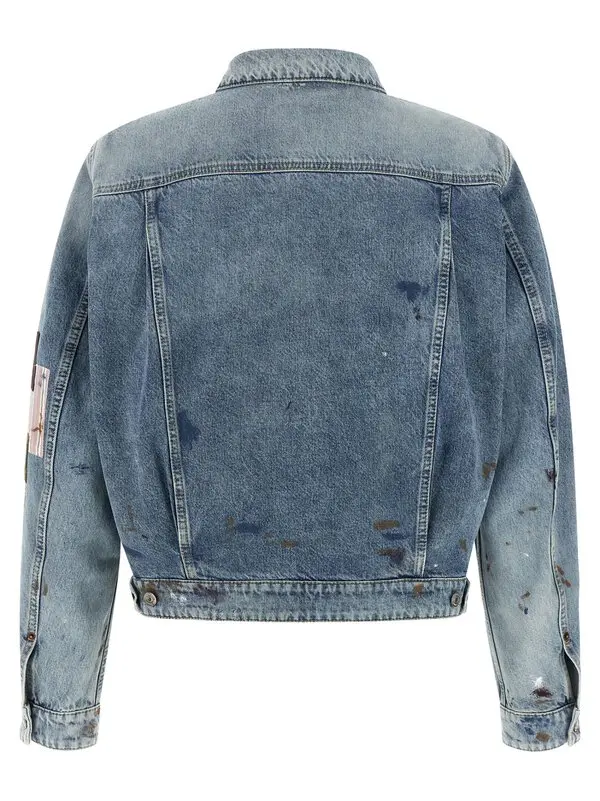 Dsquared2 Rebel Patchwork Denim Jacket