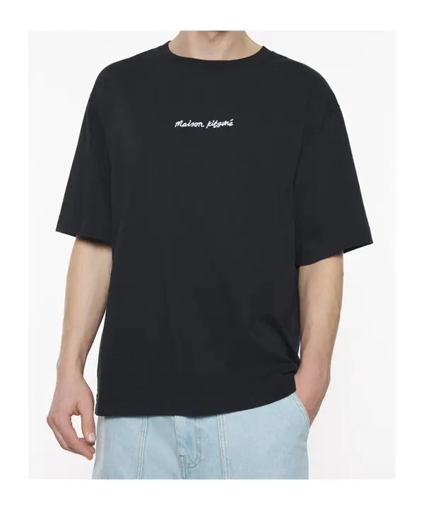 Maison Kitsuné Line Handwriting Oversized T-shirt