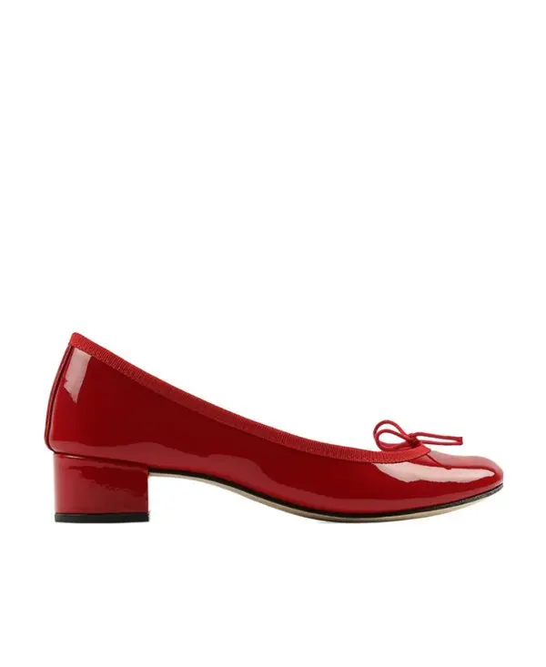 Repetto Camille Round Toe Pumps - Red