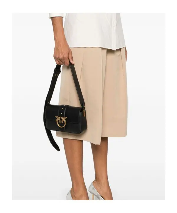 Pinko Love One Mini Shoulder Bag - Black