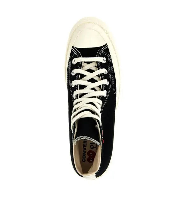 Play Comme Des Garcon High Top Sneakers - Black