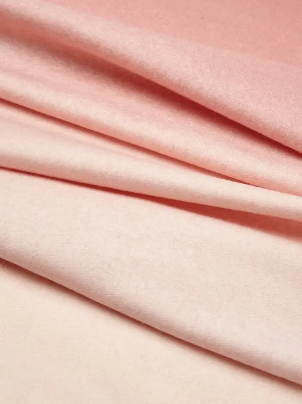 FERRAGAMO Ombr-effect Fringed Scarf - Pink