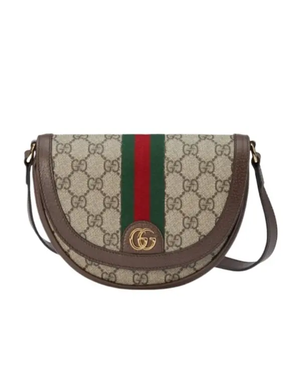 Gucci Ophidia Mini Shoulder Bag - Beige/ebony