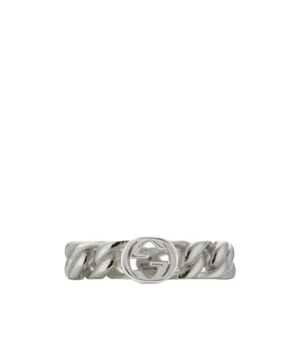 Gucci Interlocking Ring - Gray