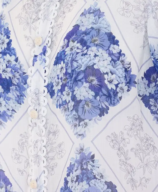 TWINSET Floral Print Crewneck Shirt