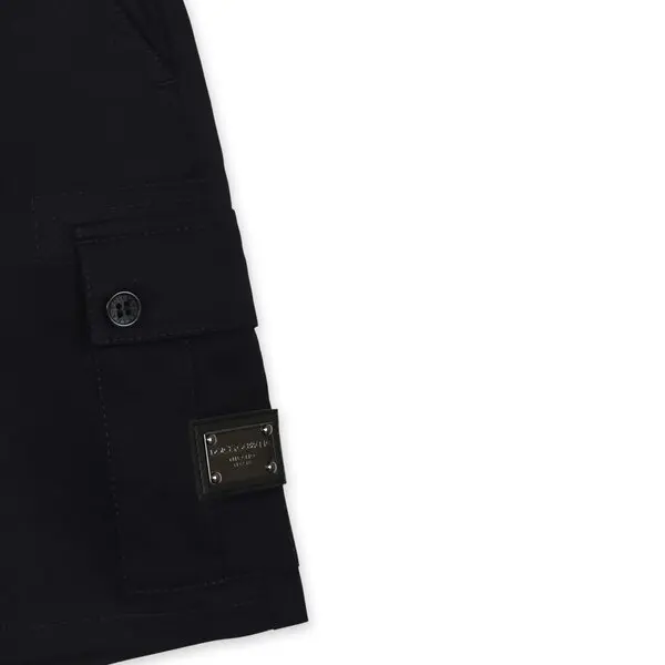 Dolce & Gabbana Logo Plaque Cargo Shorts