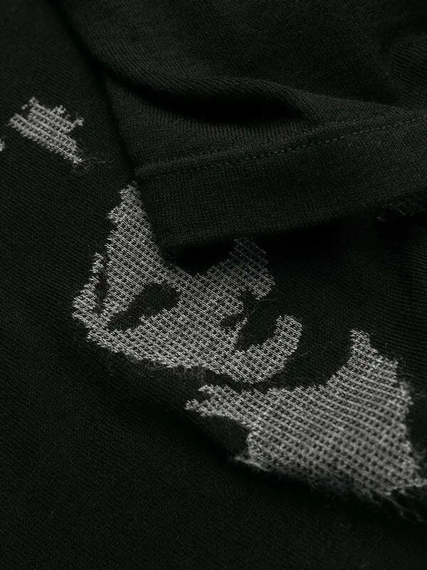 Saint Laurent Jacquard Logo Crewneck T-shirt