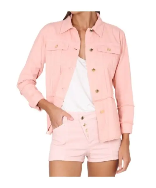 TOM FORD Long Sleeve Buttoned Denim Shirt - Pink