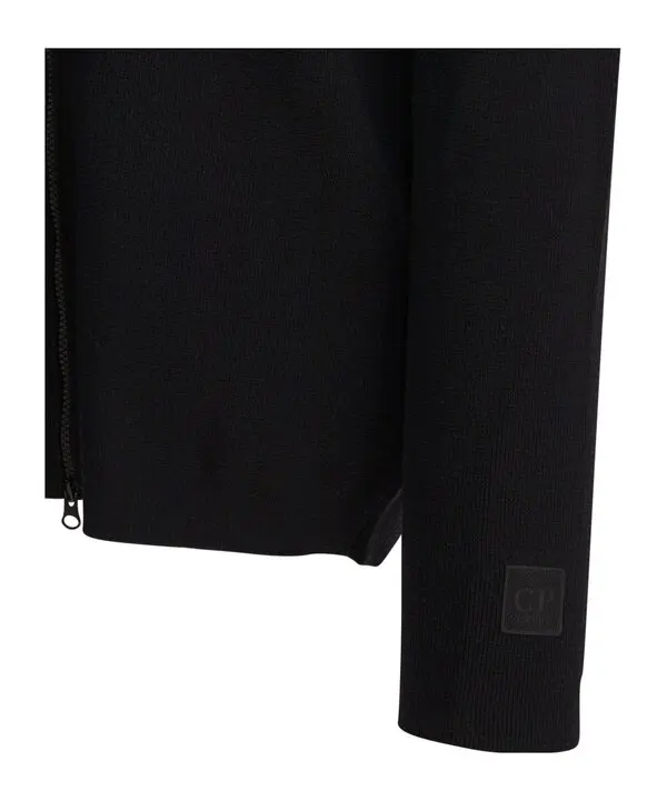C.P. COMPANY Zippered Knitwear With Ribbed Accents