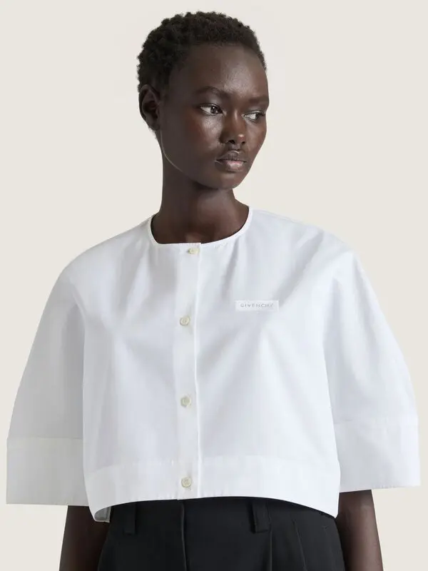 Givenchy Cropped Logo Patch T-shirt - No