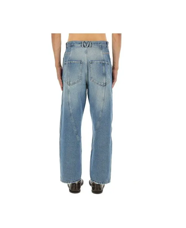 Moschino Panelled Distressed Jeans - Gray