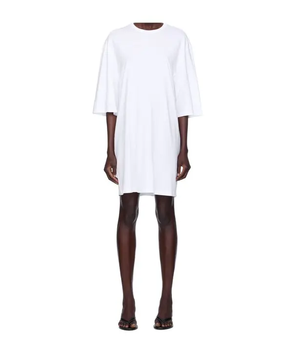 TOTEME Relaxed T-shirt Dress - White
