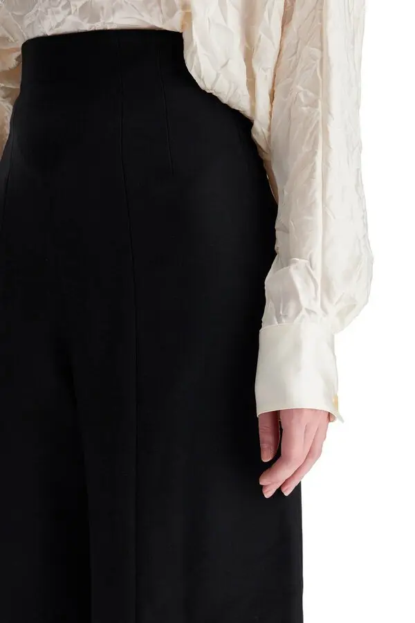 Khaite Tailored Wide Leg Trousers