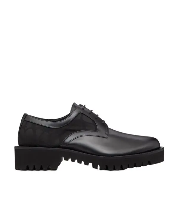 Valentino Garavani Toile Iconographe Lace-up Derby